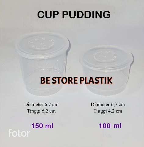 Thinwall CUP Pudding mini Thinwall CUP PUDING cup saos Thinwall 100ml ...