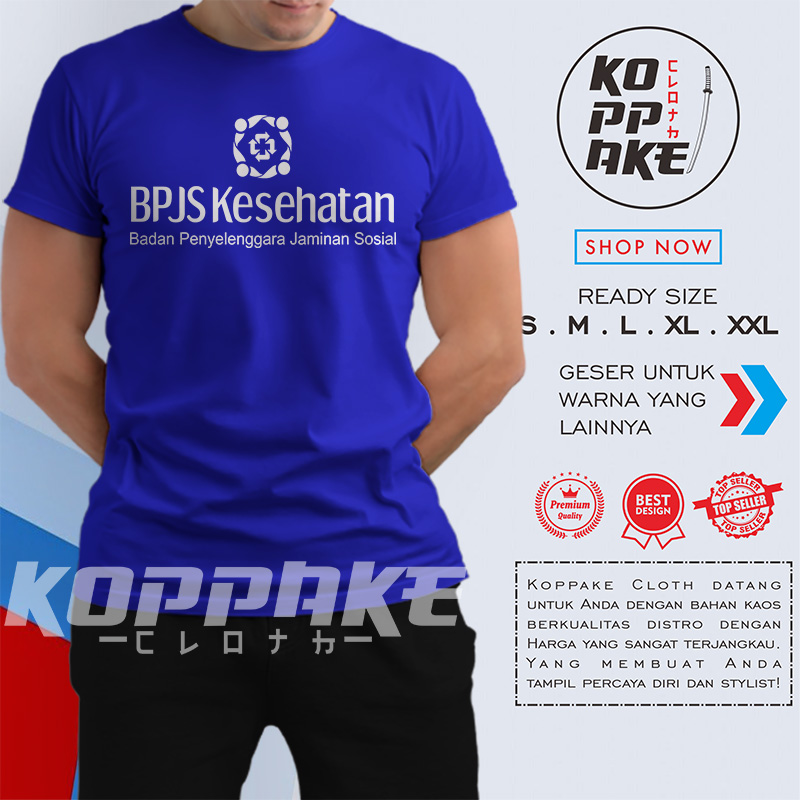 Kaos BPJS Kesehatan Badan Penyelenggara Jaminan Sosial Baju Perusahaan ...