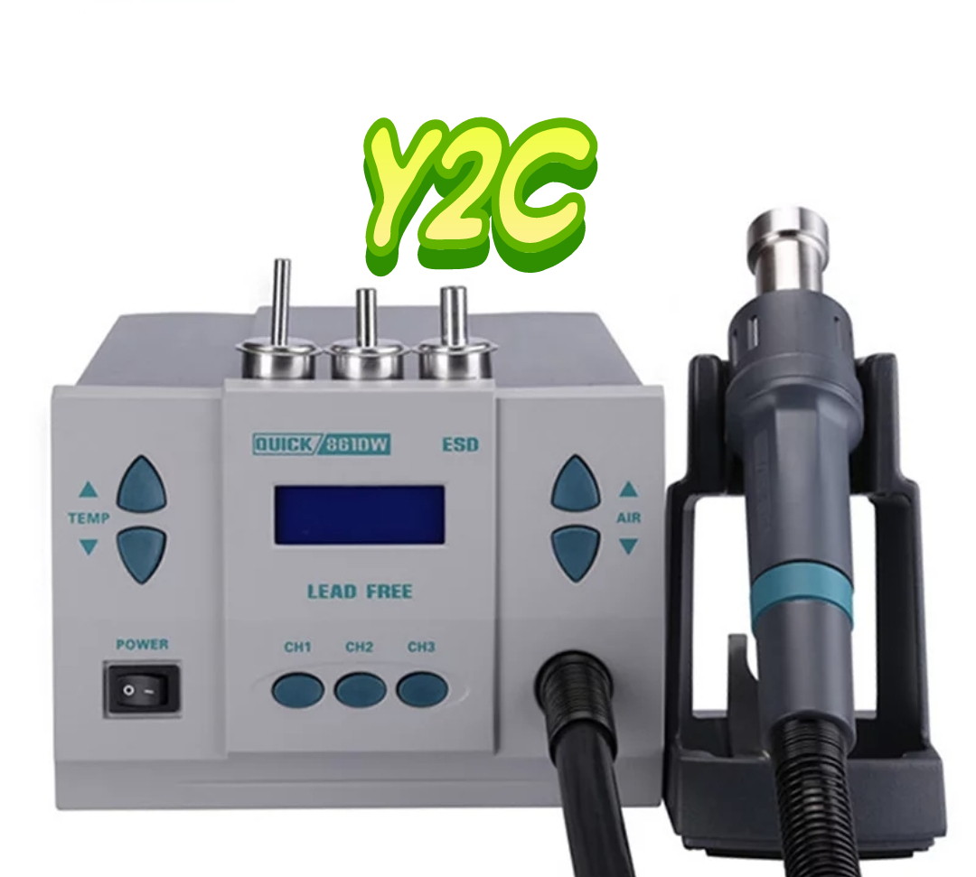 BLOWER QUICK 861DW ORIGINAL / SOLDER UAP / ALAT SERVIS HP LENGKAP ...