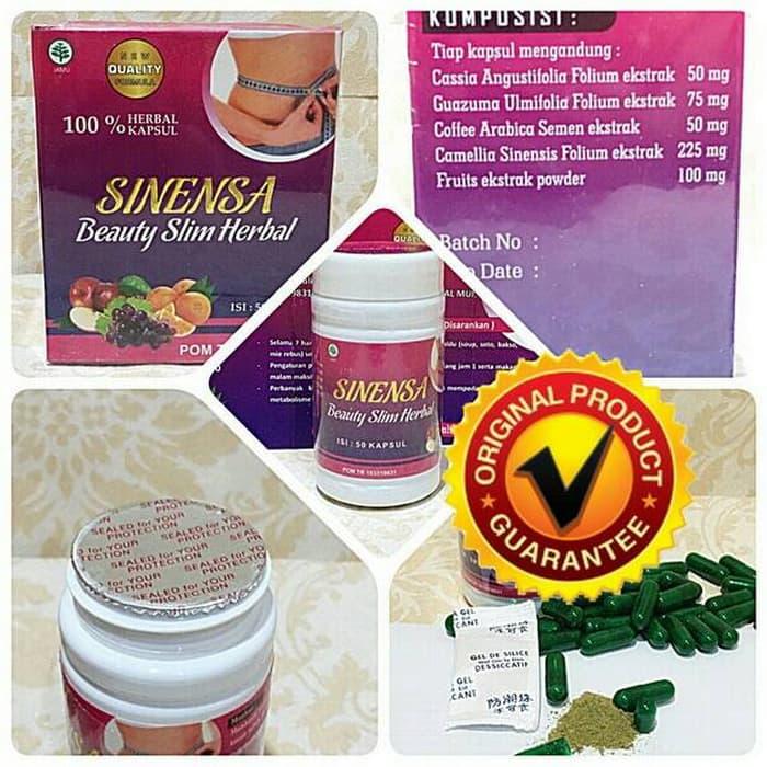 HARGA PROMO !!! Sinensa Beauty Slim Herbal - isi 50 Kapsul / BPOM ...