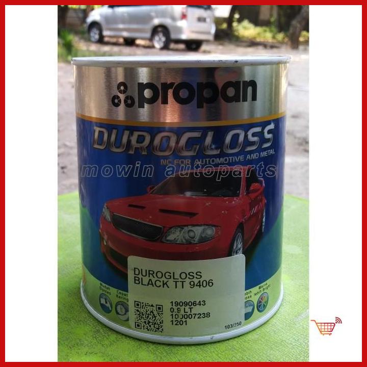 CAT DUROGLOSS PROPAN NC 0.9 L WARNA PUTIH DAN HITAM - JENBY | Lazada ...