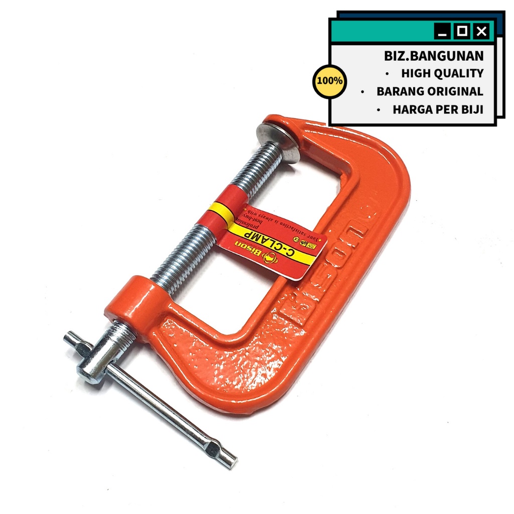 CLAMP C BISON 3 INCH - KLEM PENJEPIT JEPIT CATOK KAYU | Lazada Indonesia