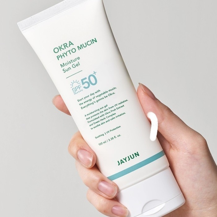 Jayjun Okra Phyto Mucin Moisture Sun Gel SPF50+ PA++++ 100ml | Lazada ...