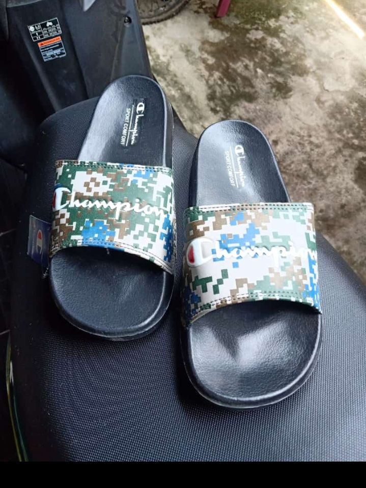 sendal slop cowo/cewe | Lazada Indonesia