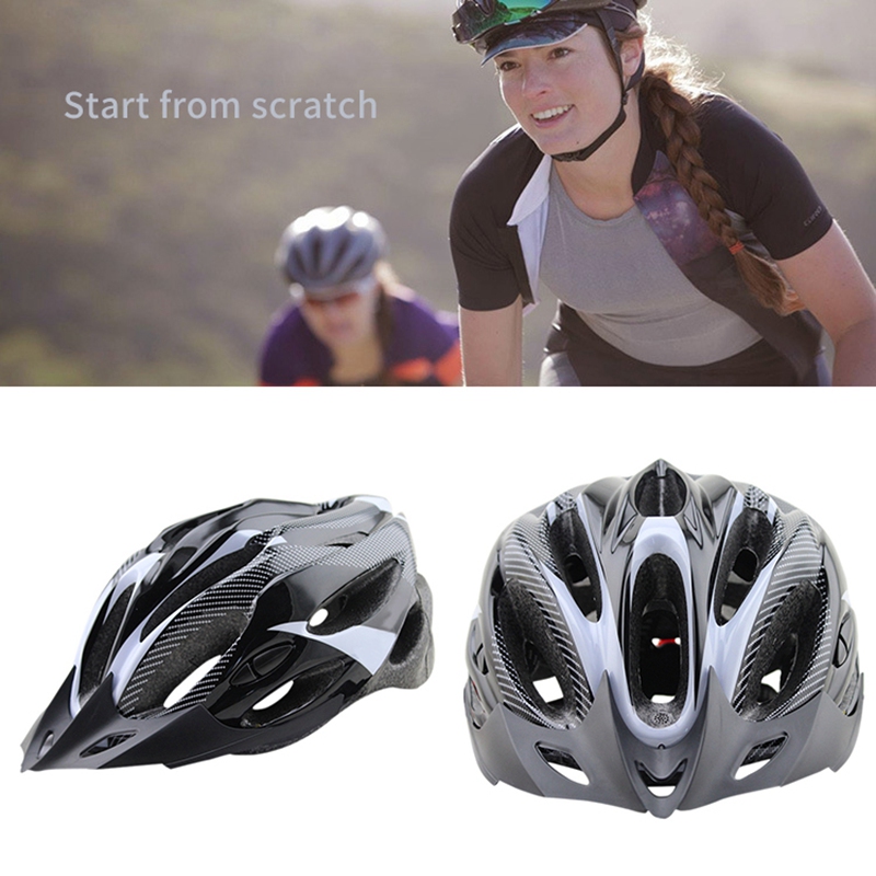 Bike Helmet Lightweight Adjustable Mountain Road Bike Safety Helmet for ...