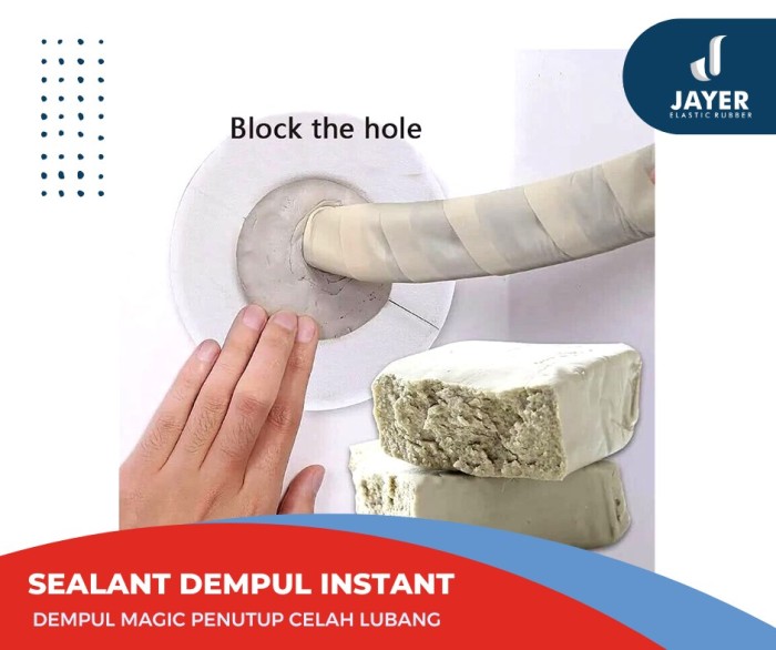 Sealant Dempul Tembok dempul padat penutup Celah lubang Instant ...