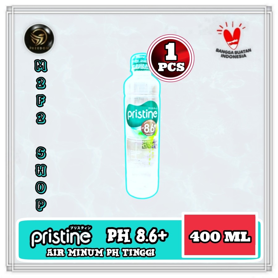 Air Mineral Pristine pH8.6+ Botol Pet - 400 ml (Kemasan Satuan) | Lazada Indonesia