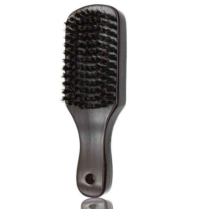 Small Size Solid Wood Mustache Beard Brush Men's Beard Shaving Comb ...