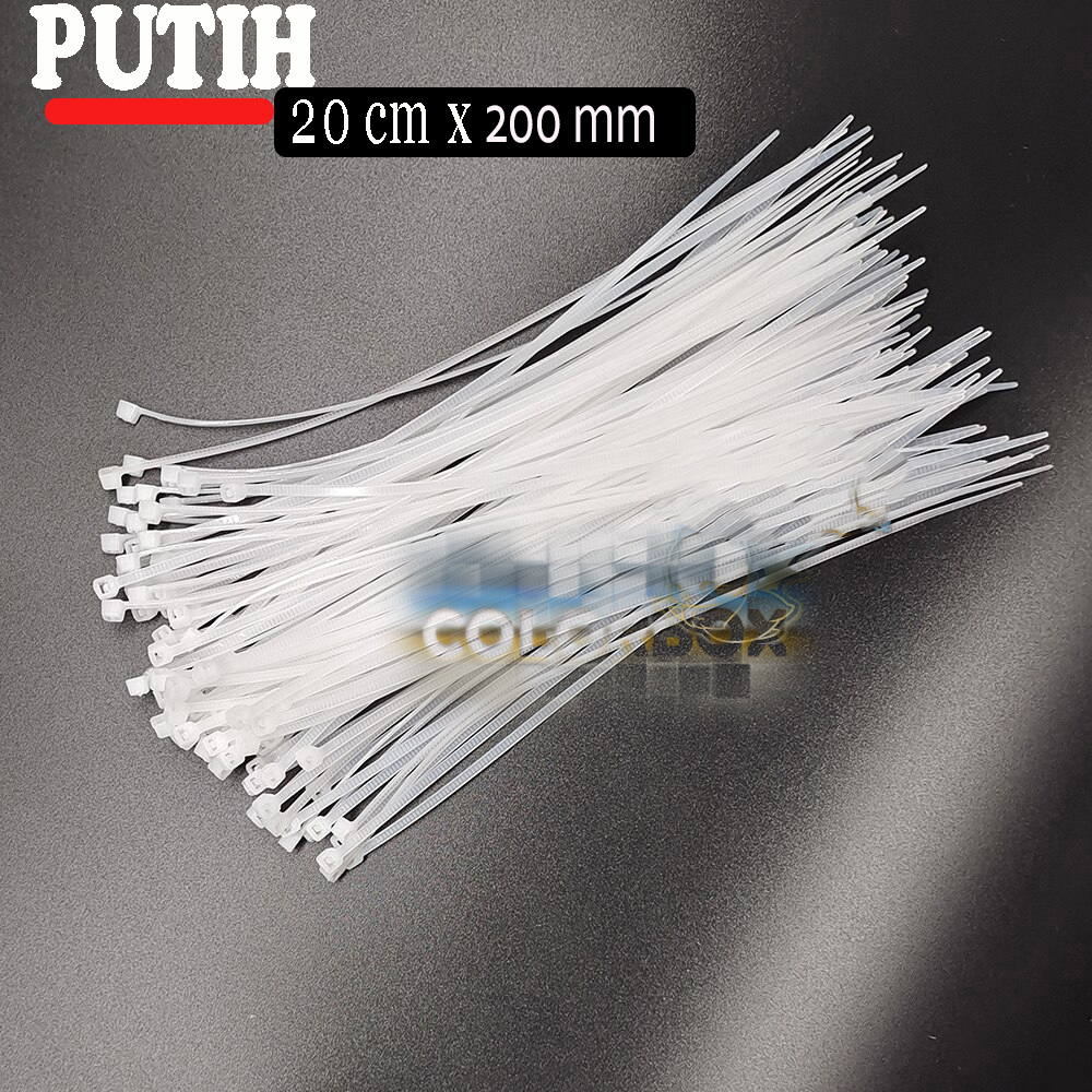 MR Kabel Ties 10 CM x 100 mm / 15 cm x 150 mm / 20 CM x 200 mm (1 PACK ...