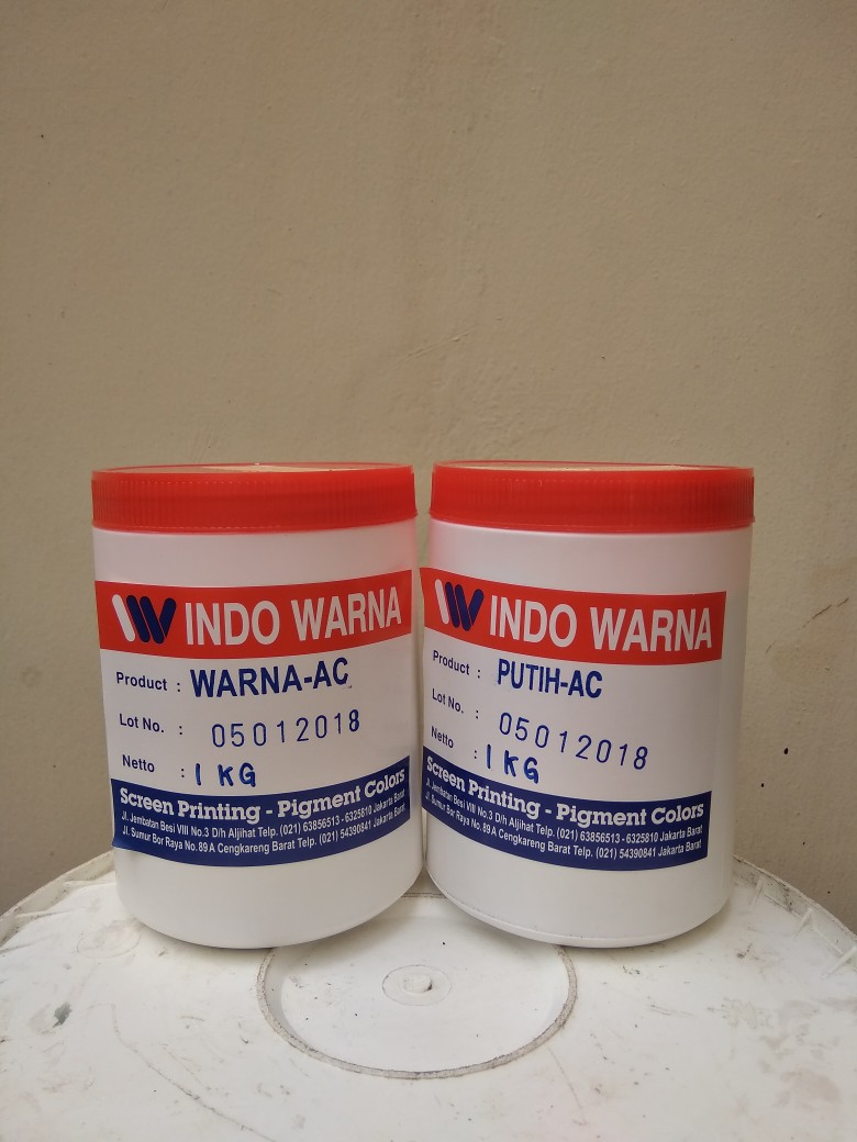 Cat Sablon / Pasta Sablon WARNA/PUTIH AC - 1kg - Putih | Lazada Indonesia