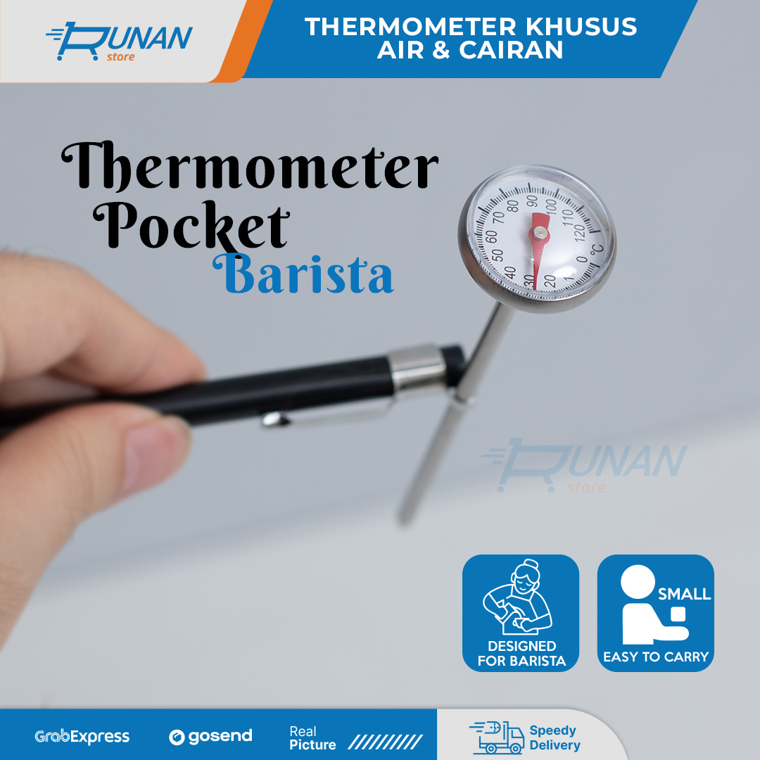 Thermometer Susu - Termometer Kopi Barista Air Masak teko Gooseneck ...