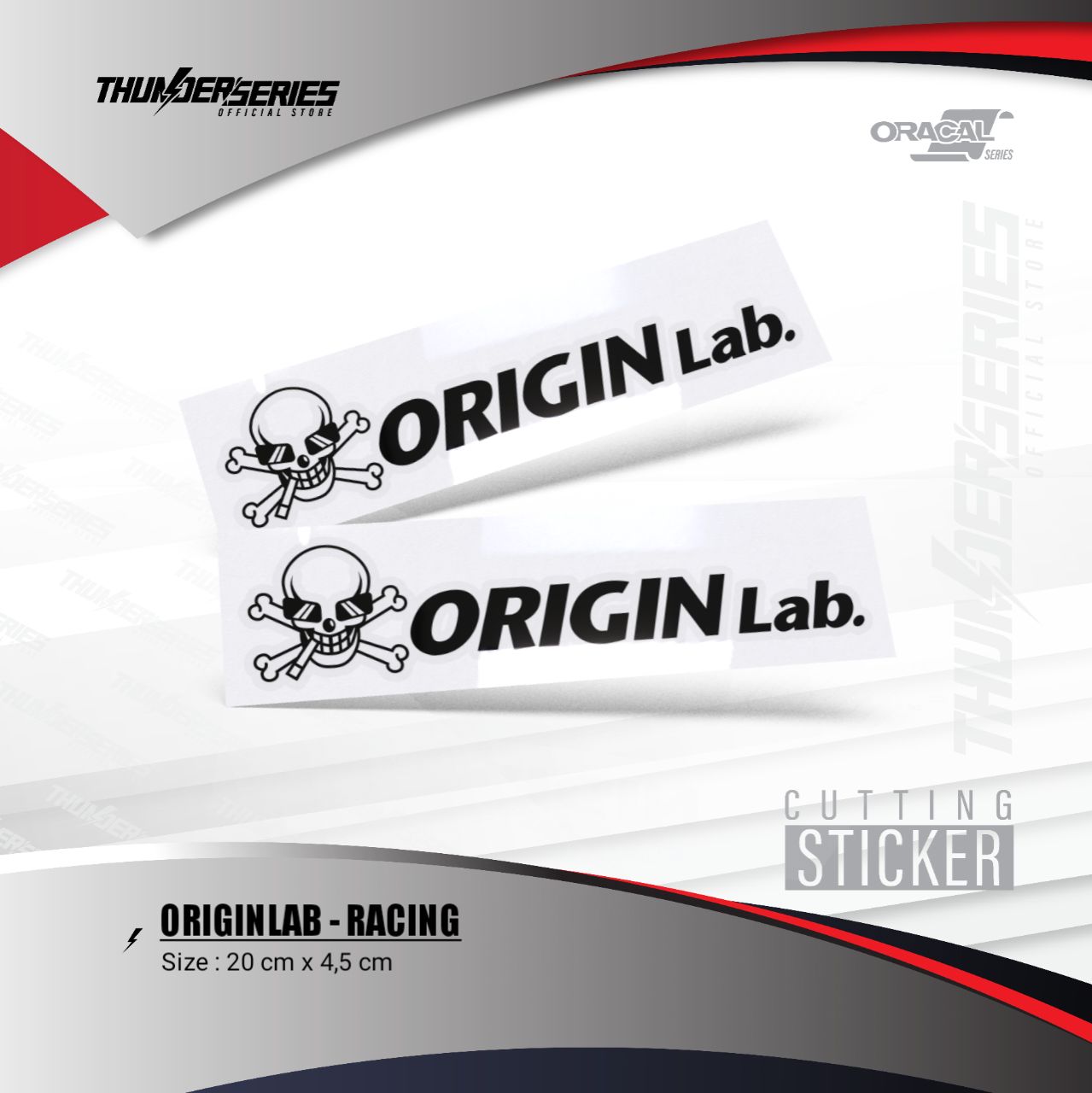 Stiker Origin Lab | Cutting Sticker Origin Lab | Lazada Indonesia