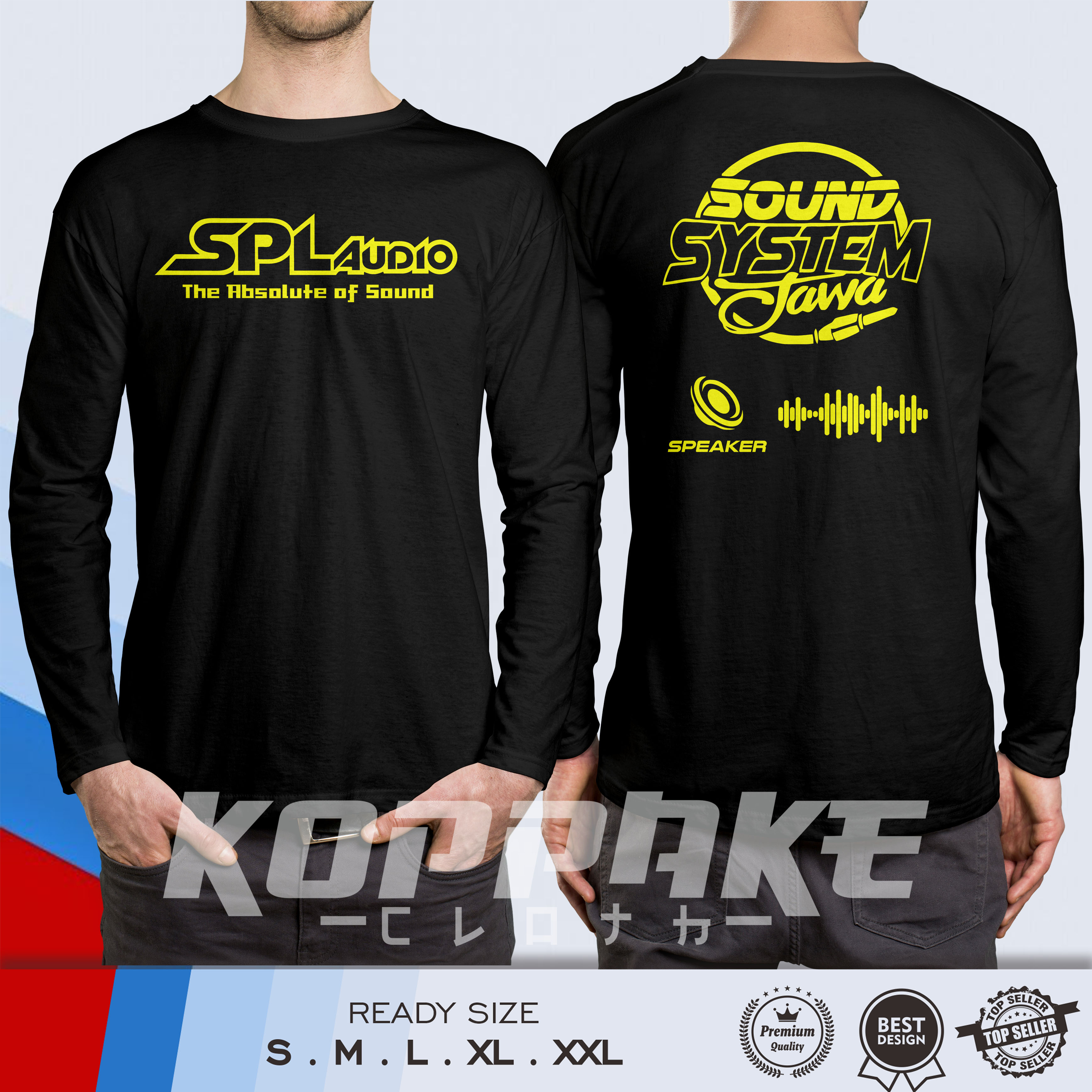 Kaos SPL Audio Logo Operator Sound System Jawa Lengan Panjang Baju ...