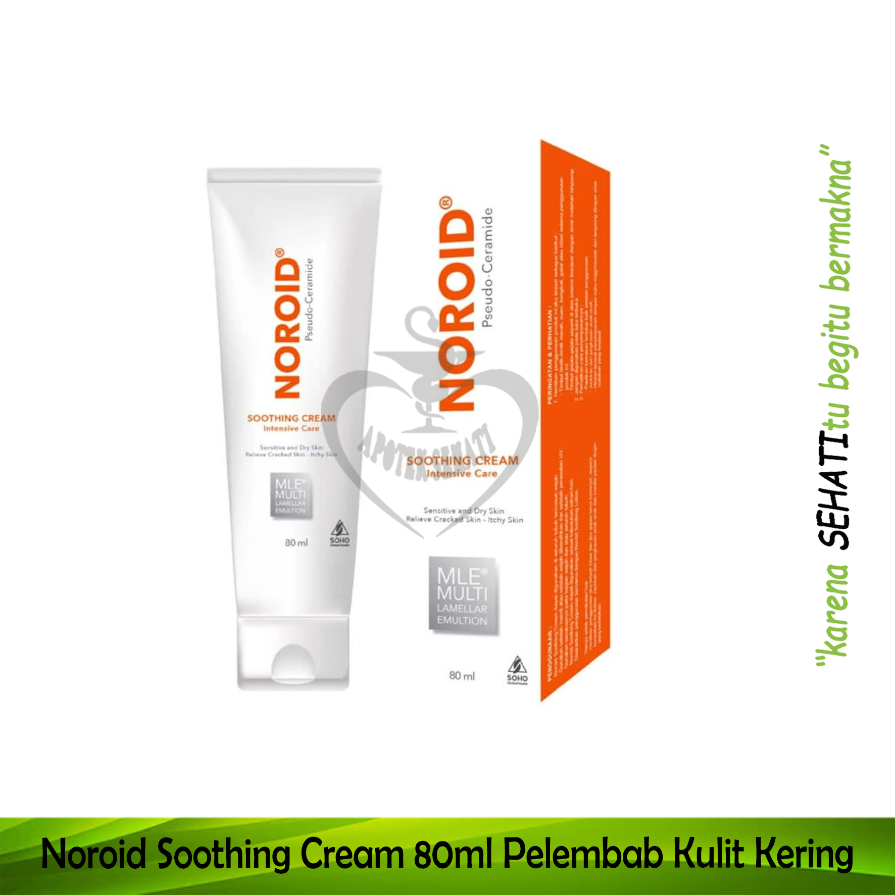 Noroid Soothing Cream 80 ml Pelembab Kulit Kering Sensitif | Lazada ...