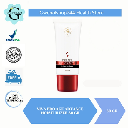Viva Pro Age Advanced Moisturiser 30gr - Krim Pelembab Anti Penuaan ...