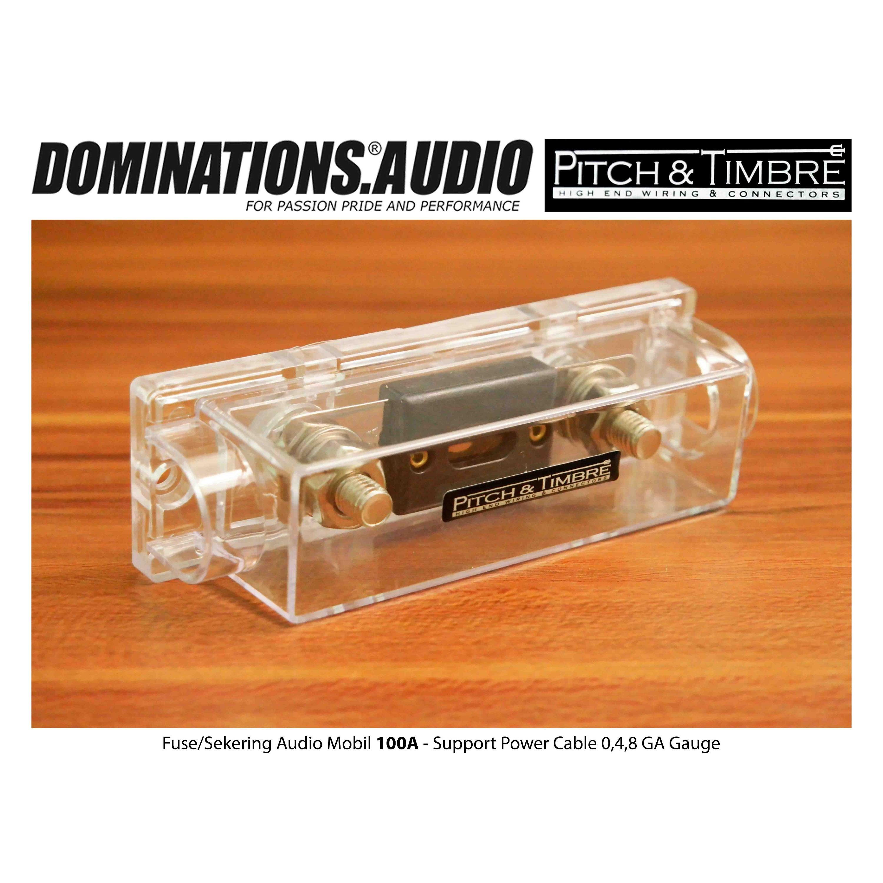Dominations Pitch and Timbre Audio Fuse Sekering Audio Mobil [100 A ...