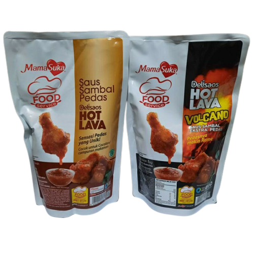 MamaSuka Delisaos Hot Lava Volcano Sauce Halal 1kg Mama suka Saus ...