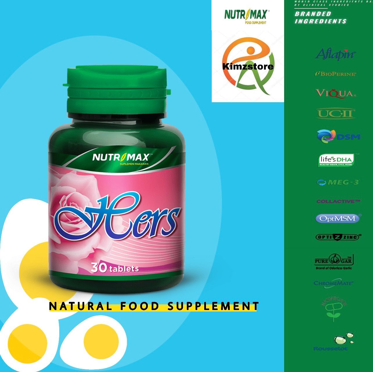 Nutrimax Hers 30 Tablet / Vitamin Kesehatan & Kesuburan Wanita / Hormon ...