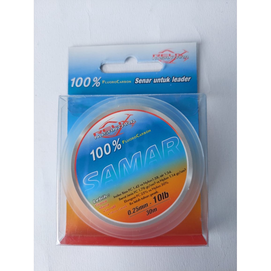 Senar leader relix nusantara samar 10 lb 0.25mm | Lazada Indonesia