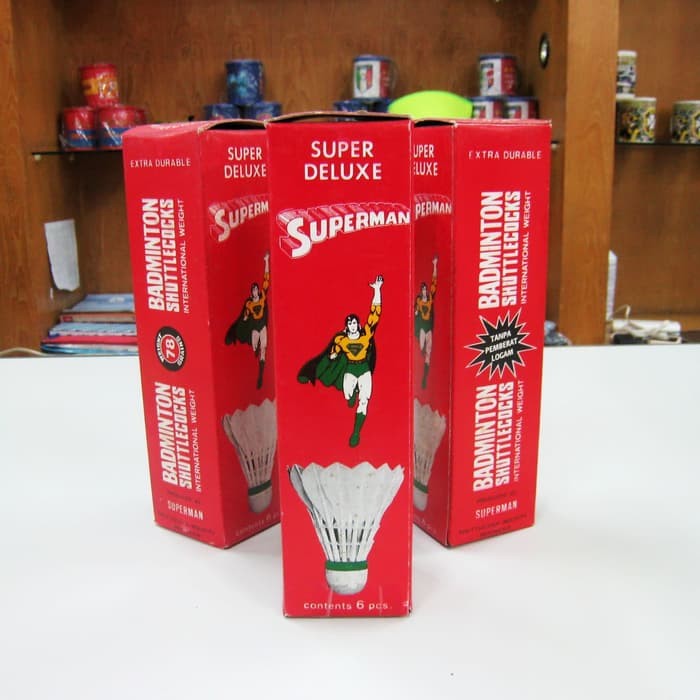 Shuttlecock Badminton / Kok Bulutangkis Superman Super Deluxe TERBARU ...
