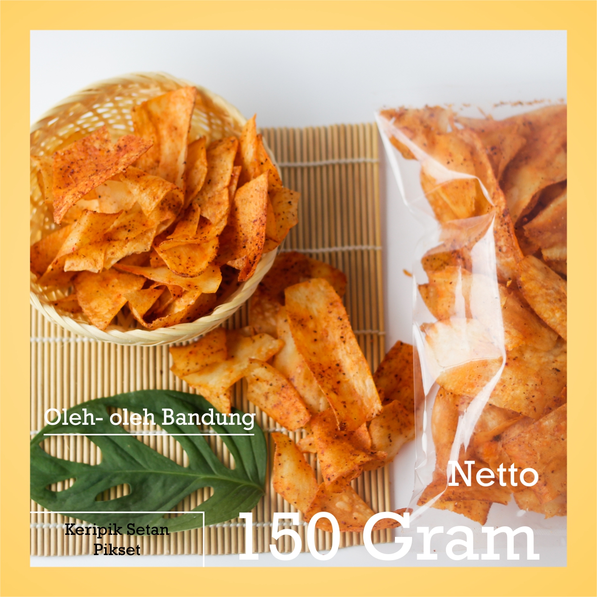 Makanan ringan/ Keripik Setan/ Pikset/ keripik/ cemilan/ cemilan enak ...