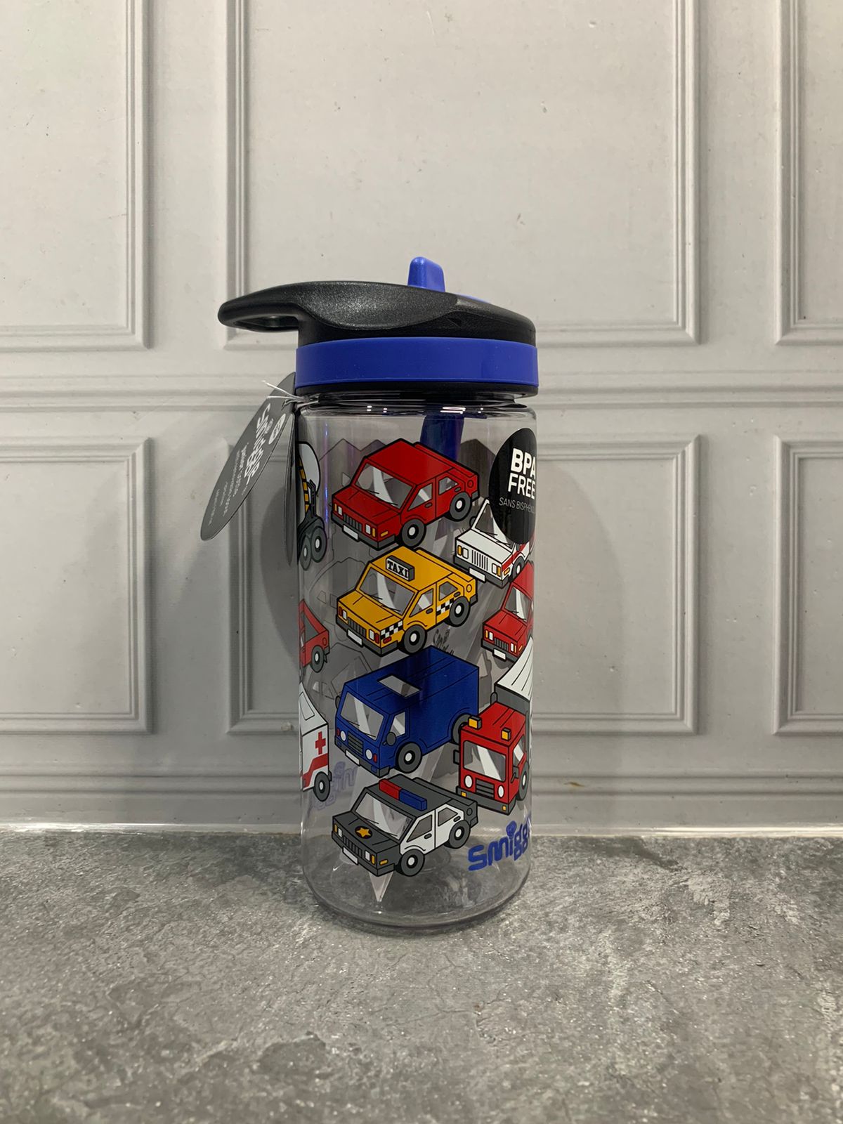 SMIGGLE MOVIN JUNIOR DRINK BOTTLE CAR - BOTOL MINUM SMIGGLE | Lazada ...