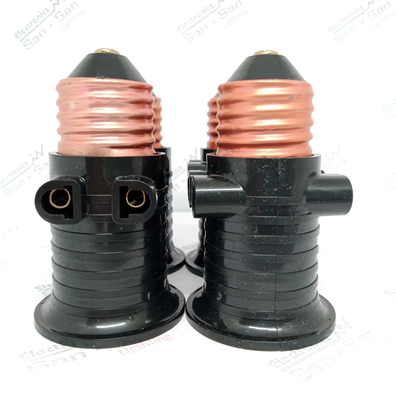 Fitting lampu kombinasi / fitting kombinasi hitam / fiting colok ...