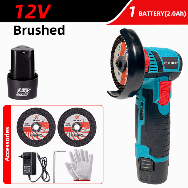 12V Angle Grinder Mini Brushless Penggiling Sudut Listrik 19500Rpm ...