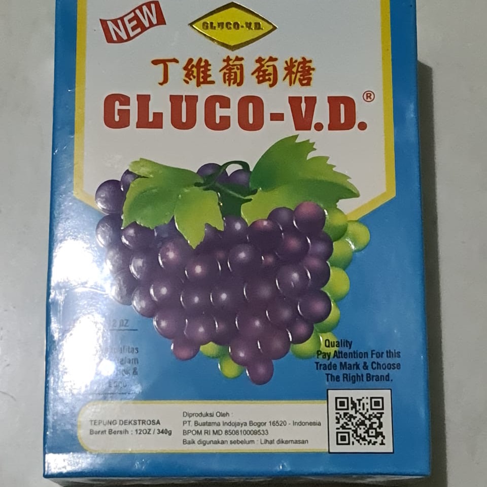 Gluco -vd/glucose d/ gula anggur | Lazada Indonesia