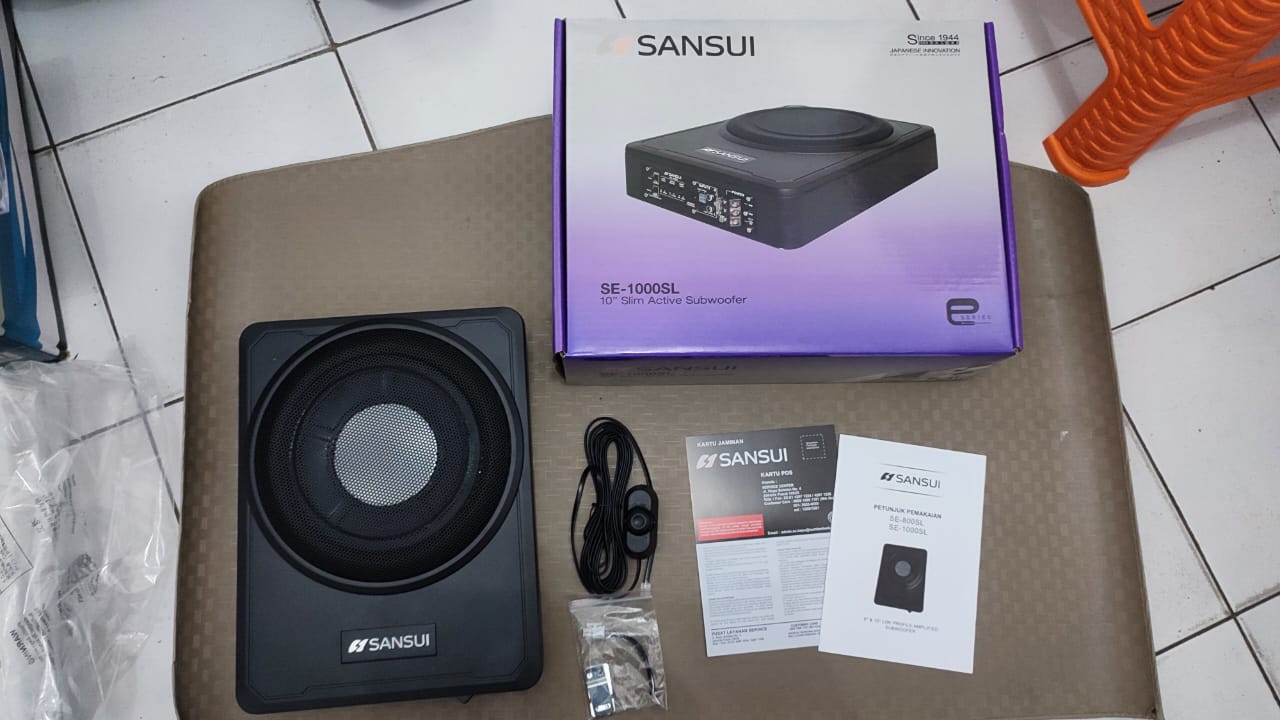 SUBWOOFER KOLONG SANSUI SE-1000SL SUB KOLONG 10inch SANSUI SE 1000 SL ...