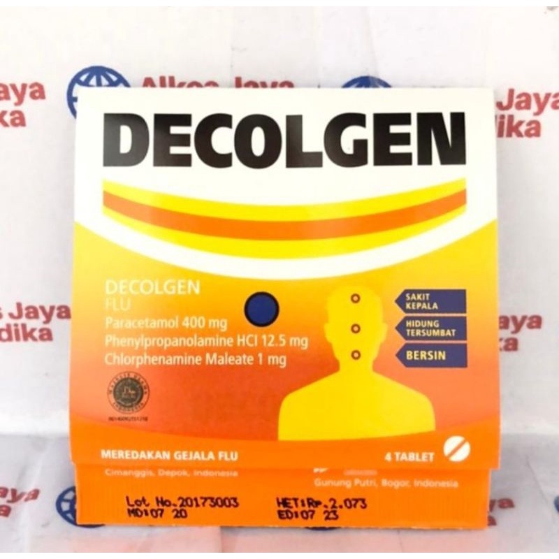 Decolgen Strip isi 4 tablet | Lazada Indonesia
