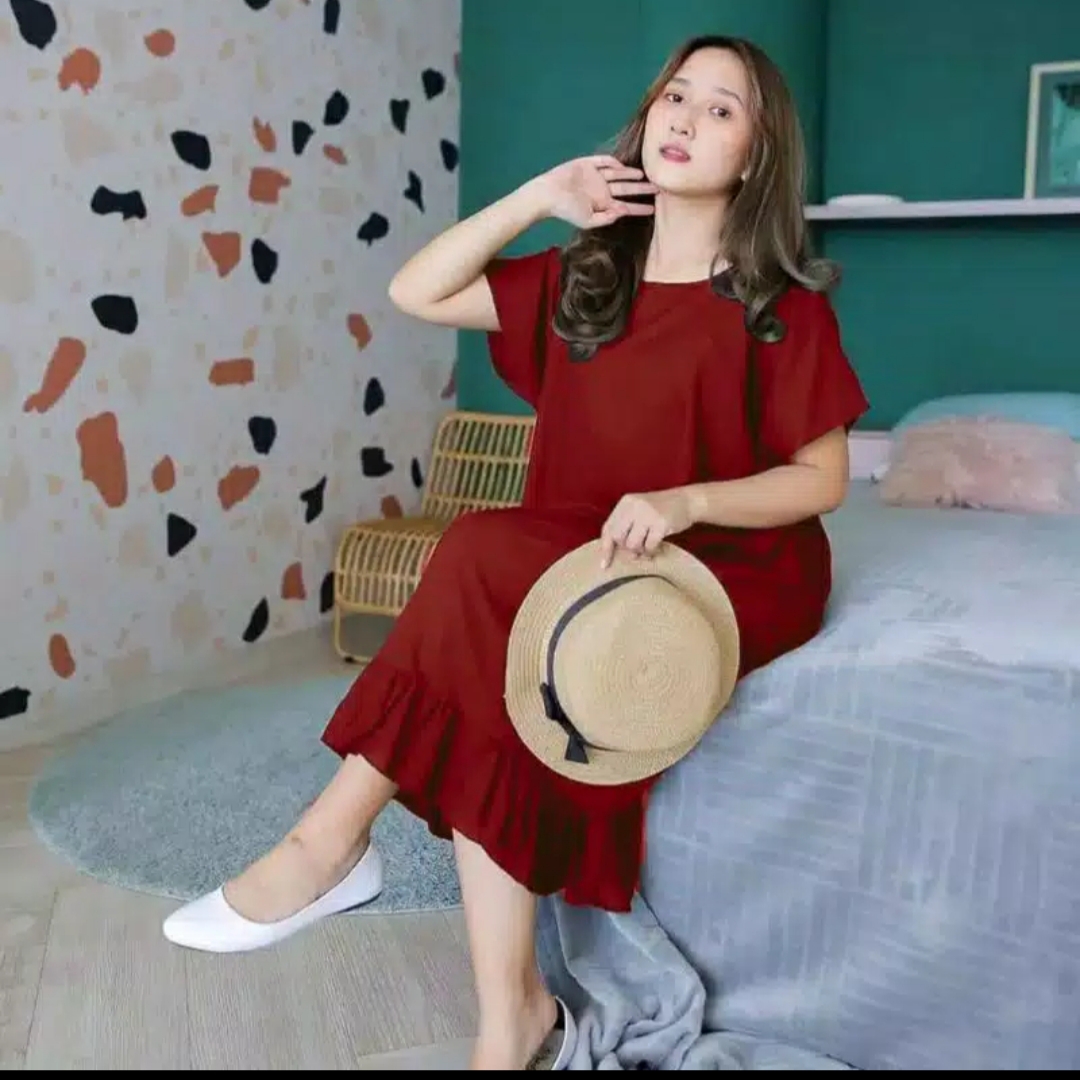 daster viral polos wanita terbaru kekinian 2021 super adem / daster ...