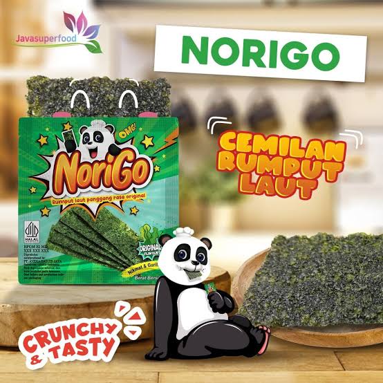 Norigo | Rumput Laut Panggang | 12 Bks @ 3 Gr | Lazada Indonesia