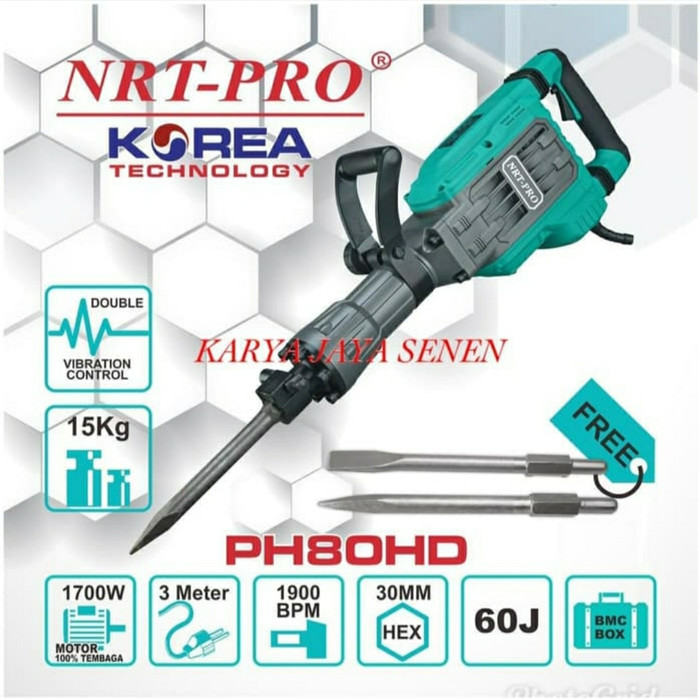 Jack hammer NRT-PRO PH80 mesin bobok beton dan jalan | Lazada Indonesia