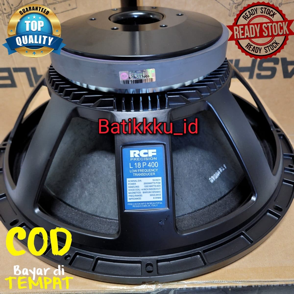 [TOP QUALITY COD] SPEAKER KOMPONEN RCF L18P400 L 18 P 400 GRADE A 18 ...