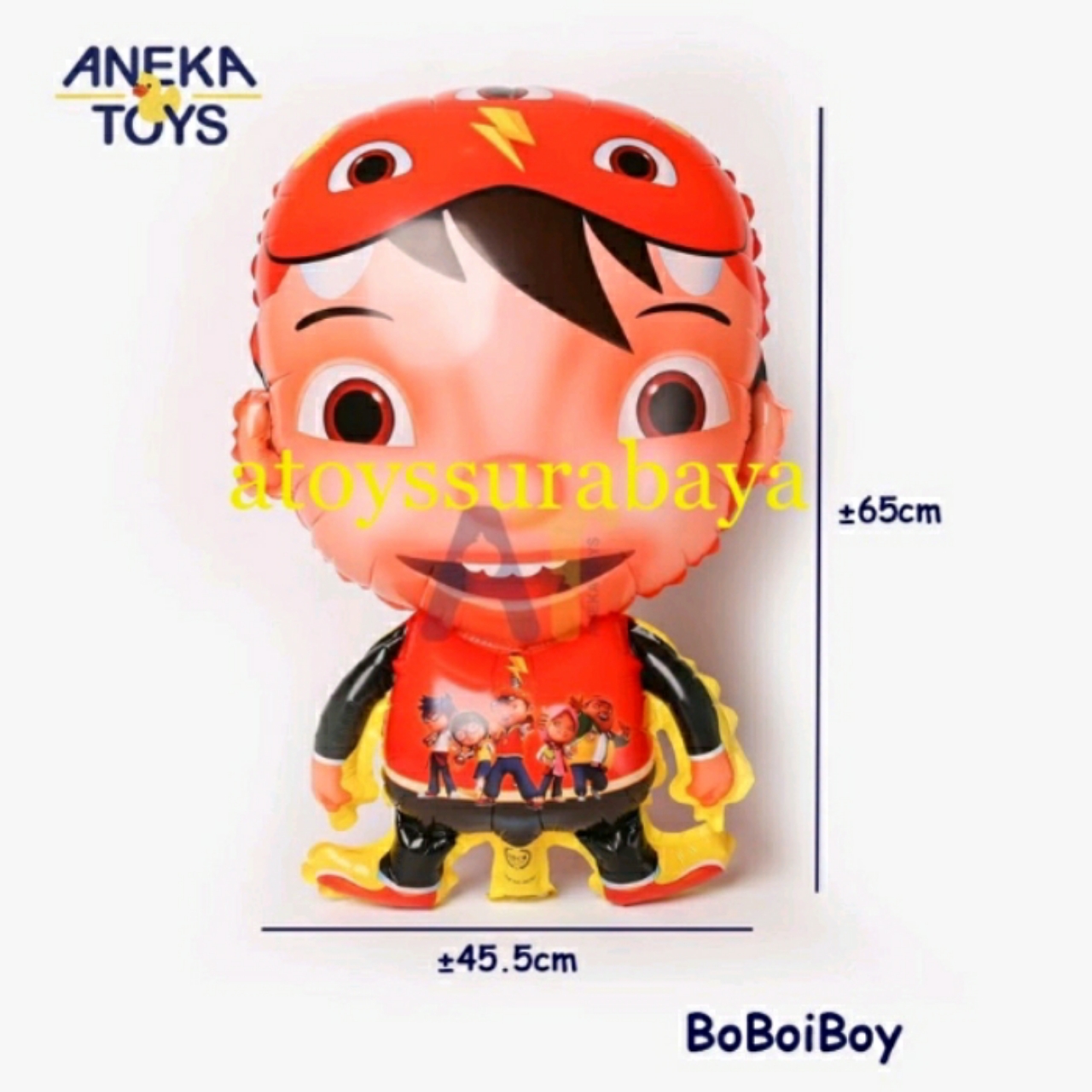 balon boboi boy terbaru / boboi boy galaxy ( balon terbang/gas/helium ...