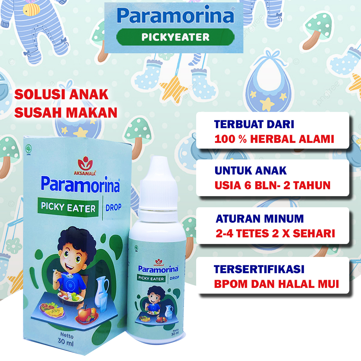 paramorina drop / paramorina nafsu makan tetes / paramorina picky eater ...