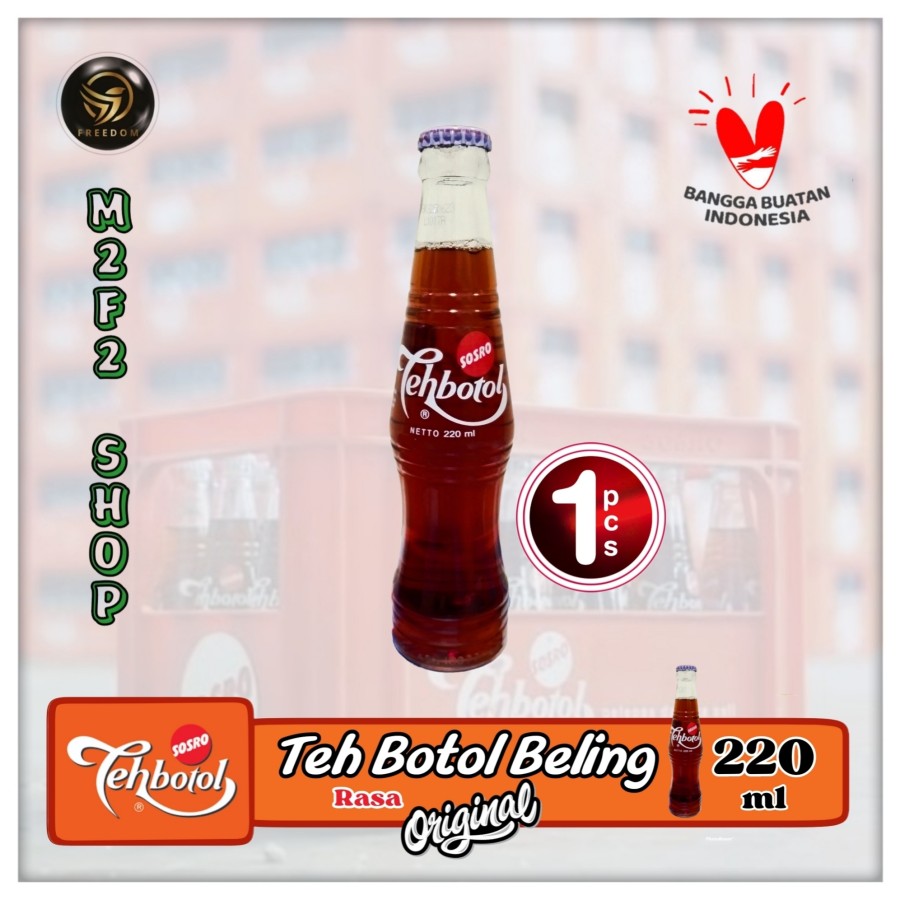 Teh Botol Sosro Beling Kaca - 220 ml (Kemasan Satuan) | Lazada Indonesia