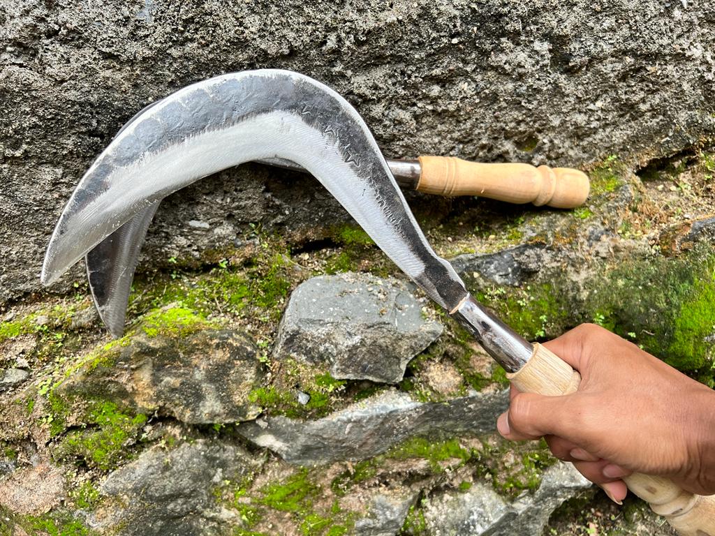 Sabit pengaritan - sabit sawah/rumput - sabit jawa bahan per baja asli ...