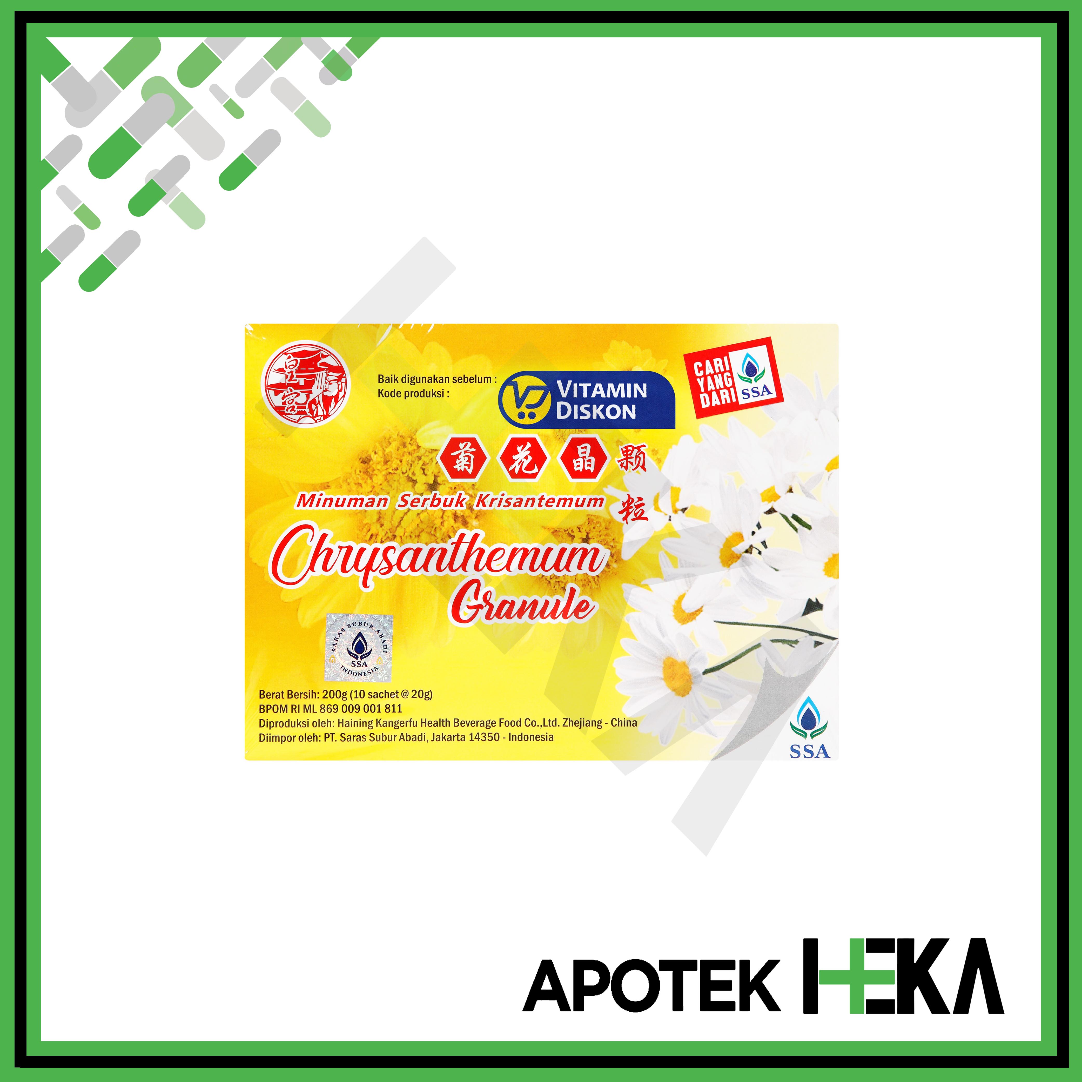 Chrysanthemum Granule - Minuman Serbuk Krisantemum Box isi 10 | Lazada ...