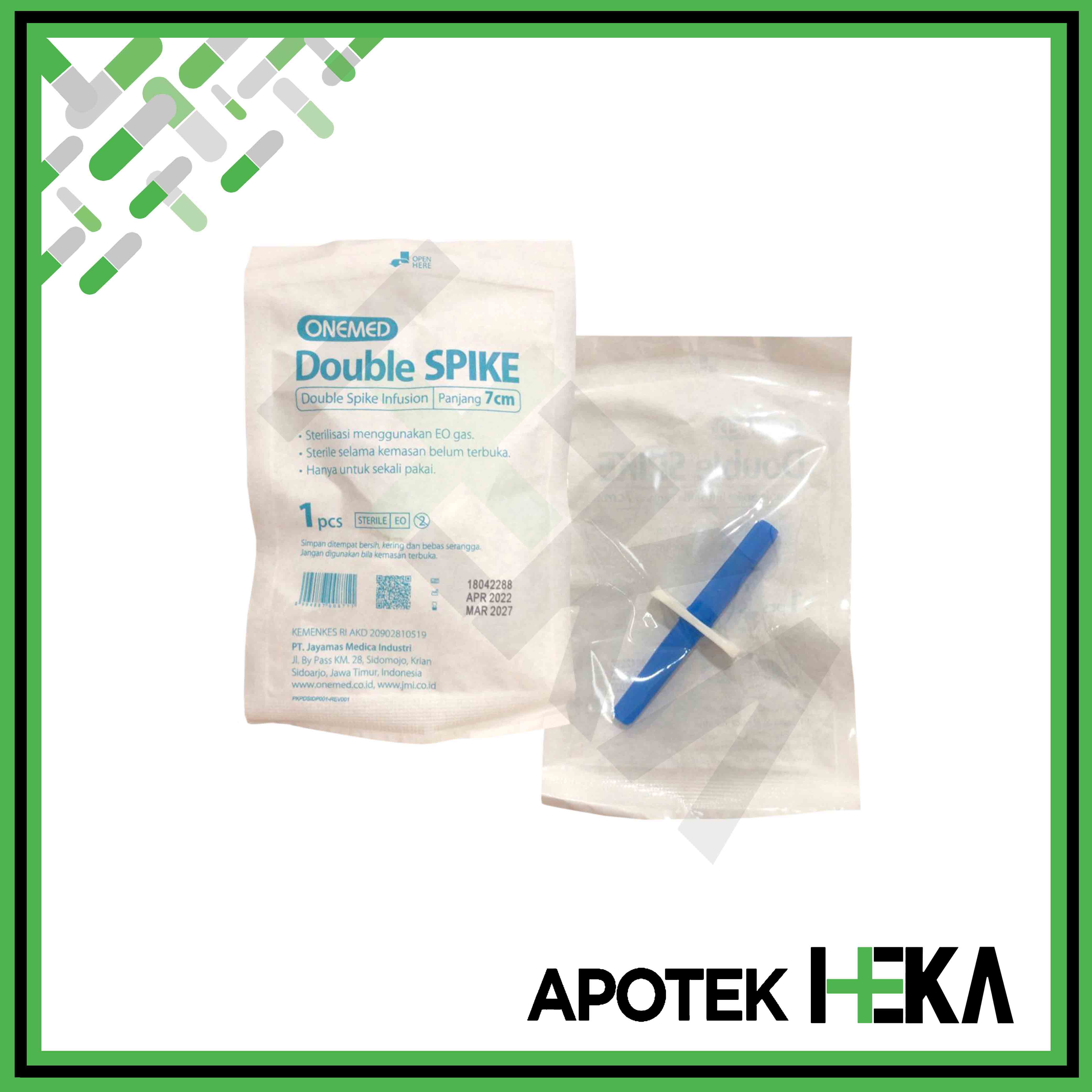 Transofix Onemed Double Spike 1 pc - Alat Tusuk Cairan Infus | Lazada ...