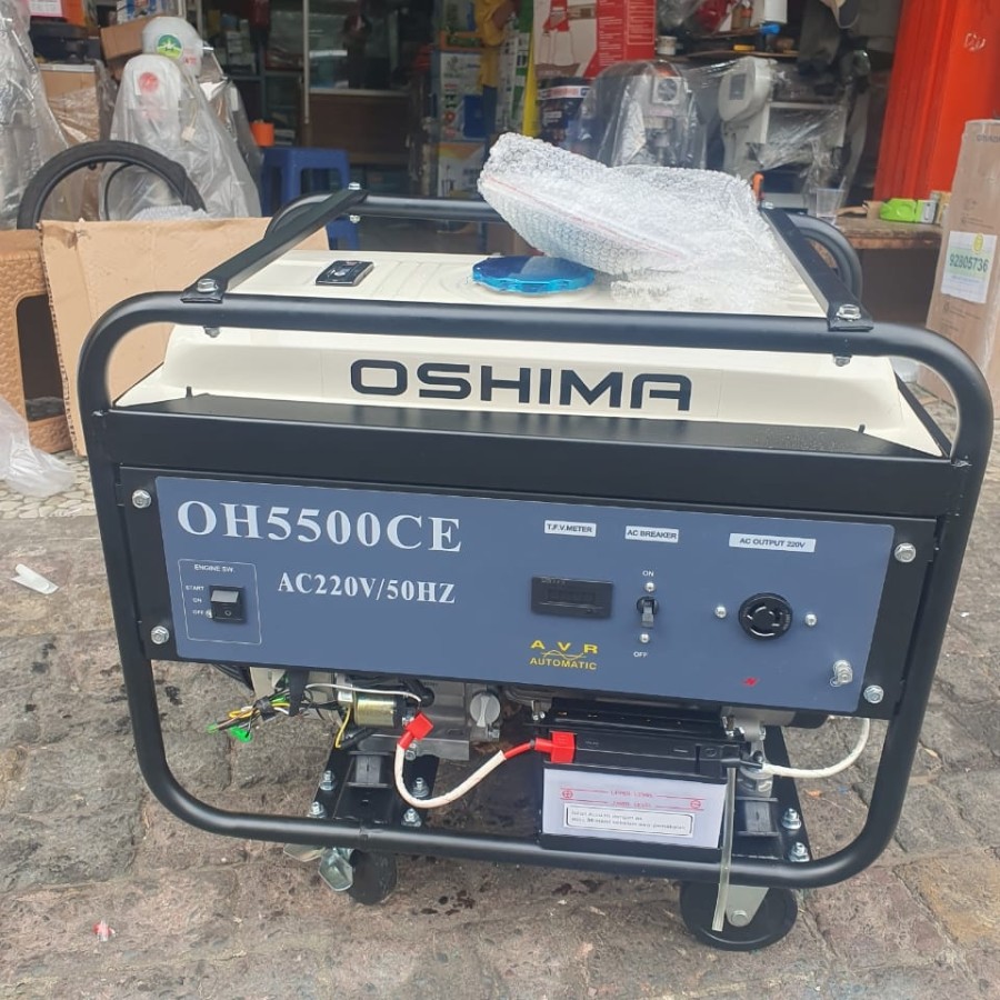 Genset Honda OSHIMA OH5500CE Generator Set OH 5500 CE | Lazada Indonesia