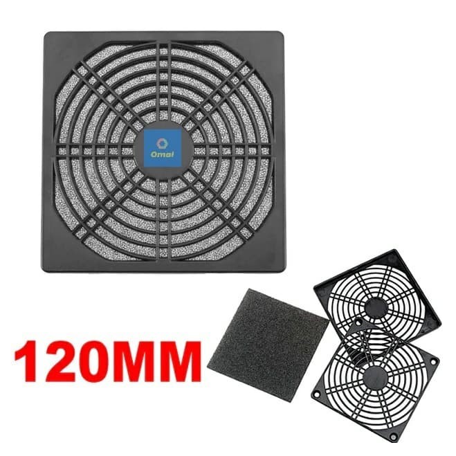 Cover PC Fan Filter Kipas Komputer Filter Debu 12cm 120mm | Lazada ...