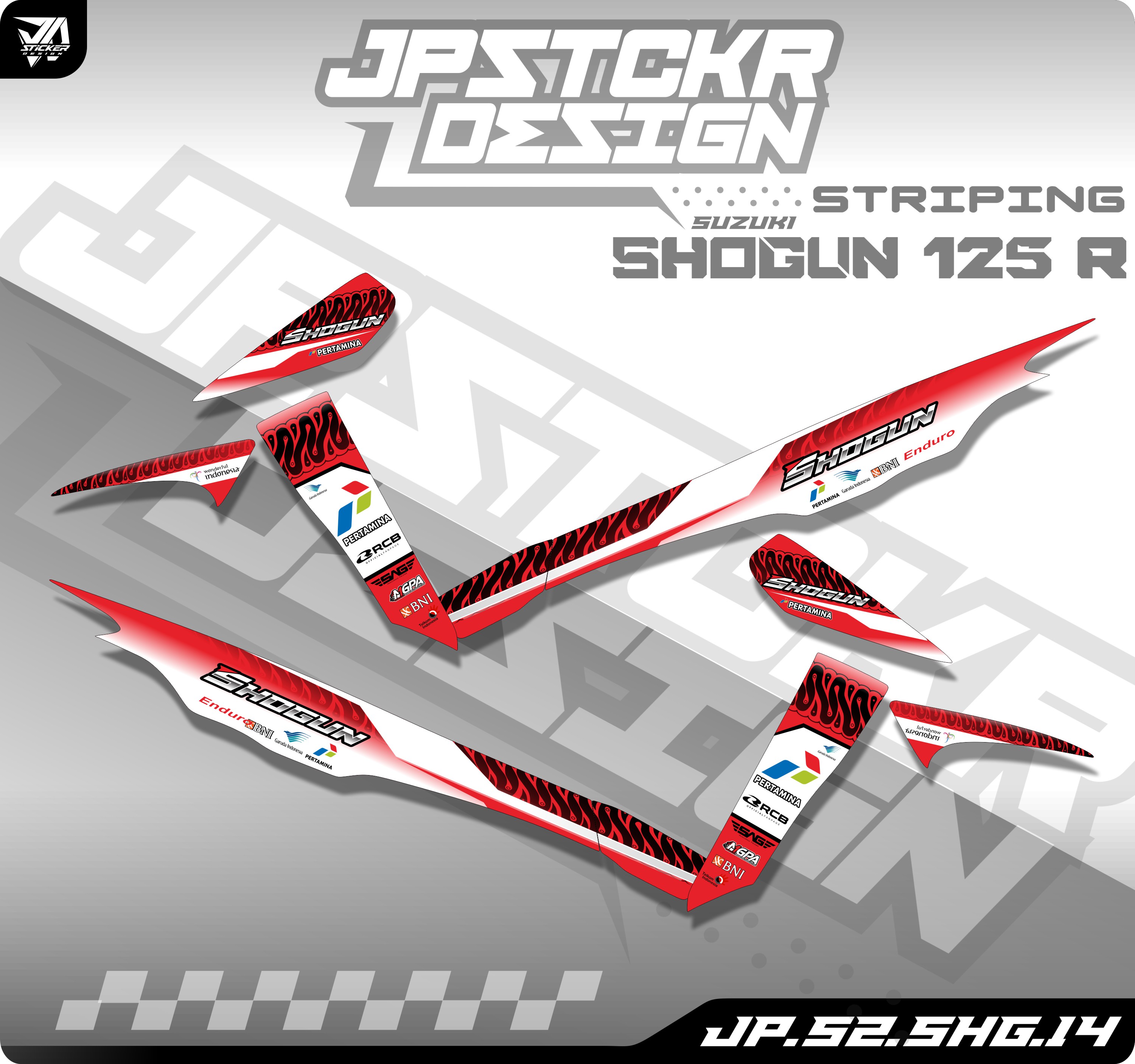 SHOGUN STICKER STRIPING SHOGUN 125R - STIKER STRIPING LIST MOTOR SUZUKI ...