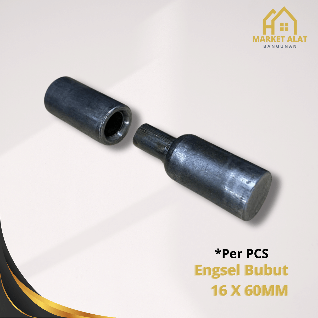 Engsel Bubut 5/8 x 6 cm / Engsel Pagar Besi 16 x 60 mm | Lazada Indonesia