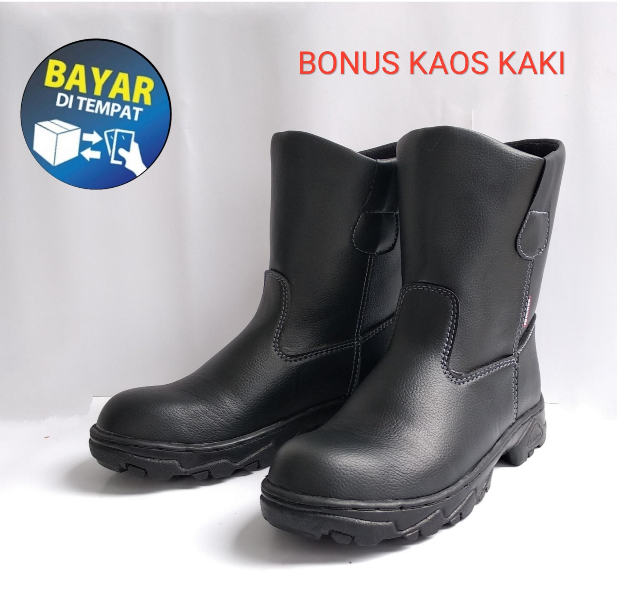 Sepatu Safety Boots Shoes Safety Sepatu Keselamatan Kerja Pabrik ...