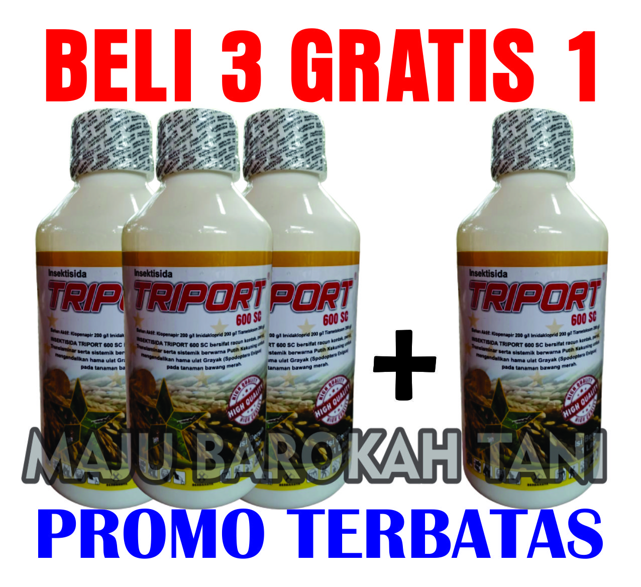 INSEKTISIDA TRIPORT 600 SC 1 LITER /UNTUK MENGENDALIKAN HAMA/ULAT ...