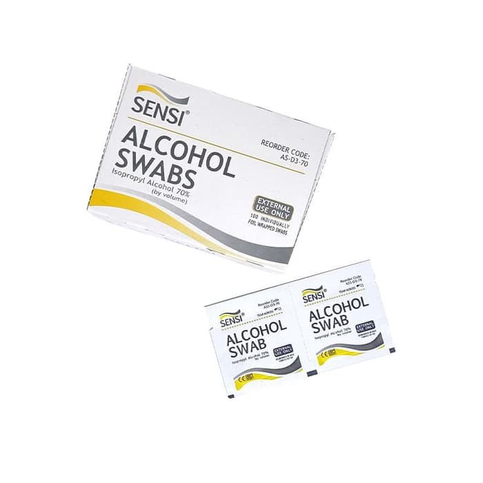 Sensi Alcohol Swabs Isopropyl Alcohol 70% | Lazada Indonesia
