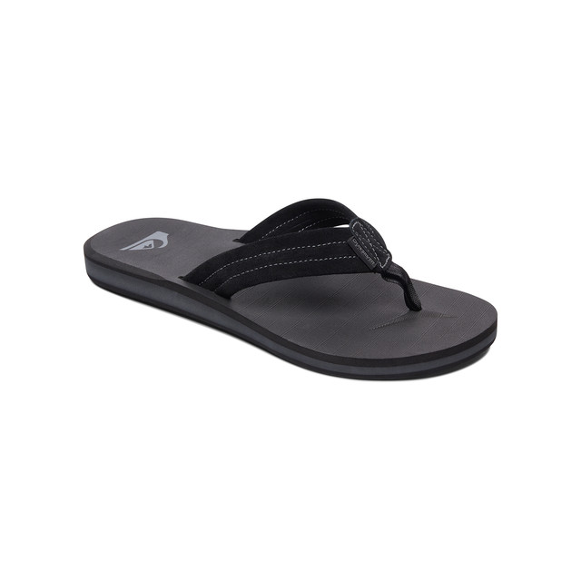 Quiksilver Basic Men's Sandal Carver Suede - Solid Black | Lazada Indonesia
