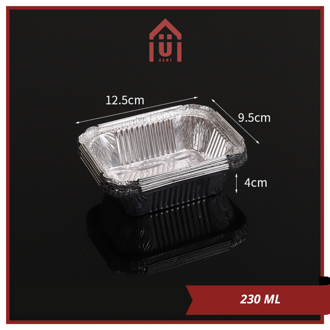 ALUMUNIUM FOIL TRAY PERSEGI / ALUMUNIUM FOIL CUP KOTAK AIR FRYER ...